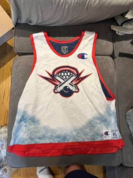 RARE TEAM ISSUED GAME WORN PLL Cannons Blue XL Champion Jersey ...