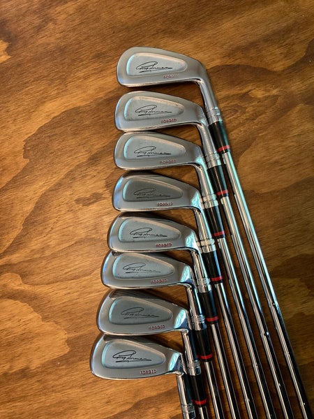 Cobra Greg Norman Signature Forged CB Iron Set / 3-PW Firm Flex Steel ...