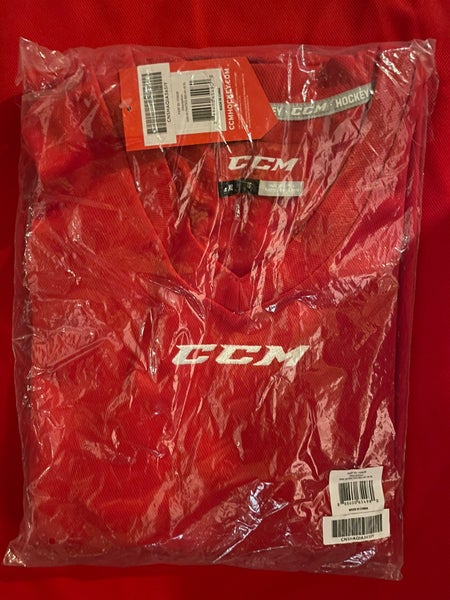 Red CCM 5000 Practice Hockey Jersey Large XL Sizes Available ...