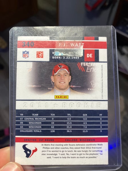J.J. Watt rookie draft card | SidelineSwap | Buy and Sell on SidelineSwap