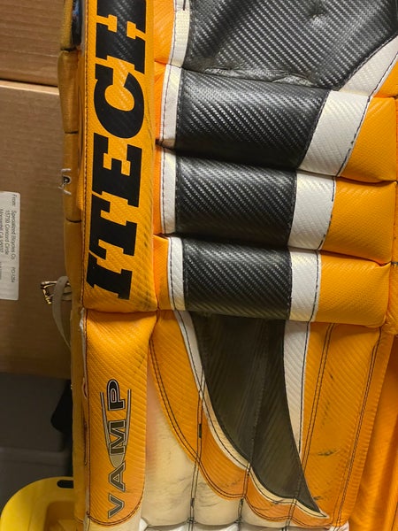 Used Itech Vamp 10.8 Goalie Leg Pads 34” Awesome Custom Colors ...