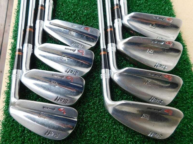 1988 WILSON STAFF Forged Goose Neck (3i-PW) Iron Set w/ Stiff Shafts ...