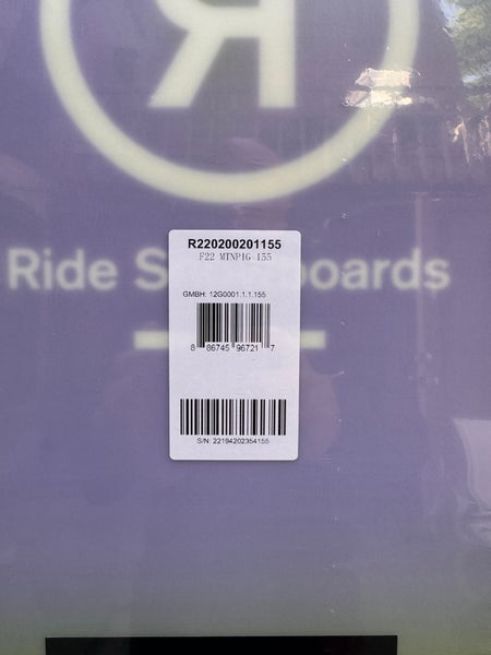 New 2023 Ride Mtnpig 155 cm All Mountain Snowboard | SidelineSwap | Buy ...
