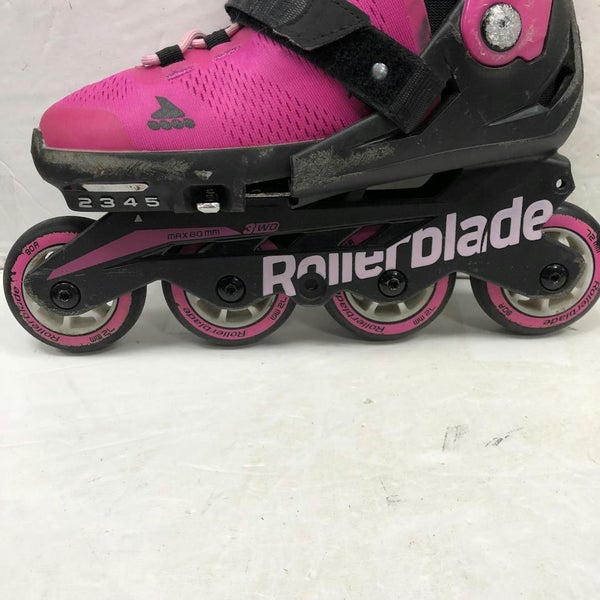Used Rollerblade Microblade 2-5 Adjustable Inline Skates - Rec And ...