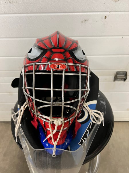 Goalie Mask - Spider-Man Themed - Junior | SidelineSwap | Buy and Sell ...
