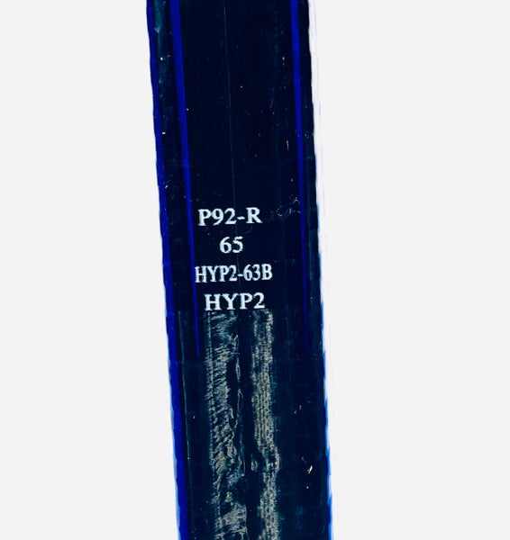 Bauer Vapor Hyperlite 2 (custom Blue) Pro Stock - RH, P92, 65 Flex ...