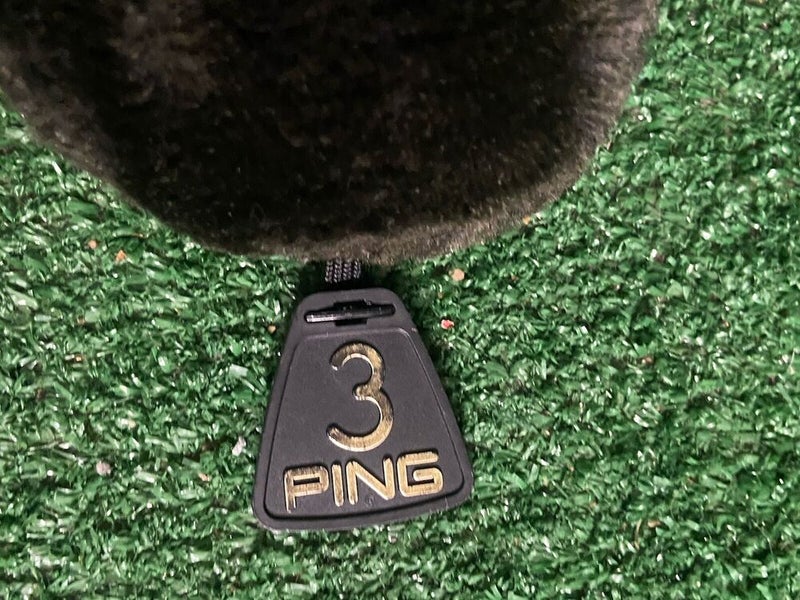 Ping Merion 1896 Logo Sock Headcover With 3 Wood Tag, Nice Condition ...
