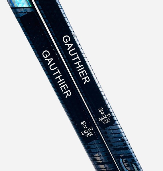 Game Used 2 pack Cutter Gauthier CCM Jetspeed FT6 Pro (chrome) Pro ...