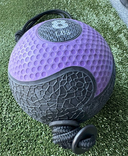 8 Lb Aeromat Tornado Ball With Rope (Purple) Elite Power Medicine Ball ...