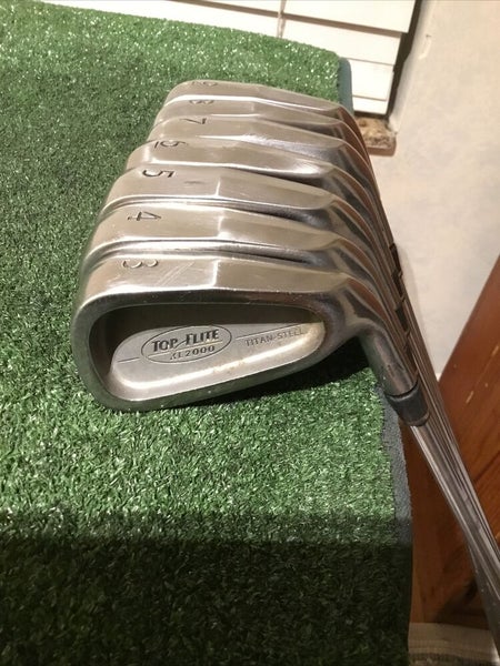 Top Flite XL 2000 Titan Steel Irons Set 3-9 Regular Steel Shafts ...