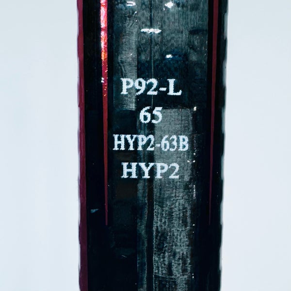 New Custom Red Bauer Vapor Hyperlite 2 (Senior Shaft) Hockey Stick-LH ...