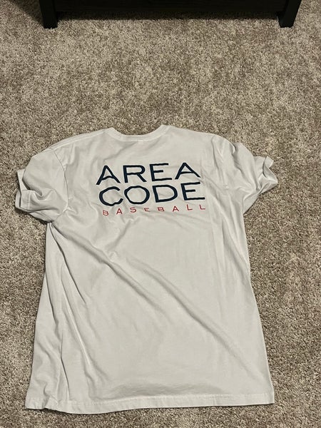Area Code baseball t shirt size large | SidelineSwap | Buy and Sell on ...