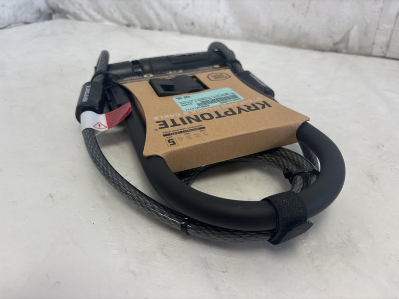 New Kryptonite Standard U-lock & Cable 4" X 9" | SidelineSwap | Buy and ...