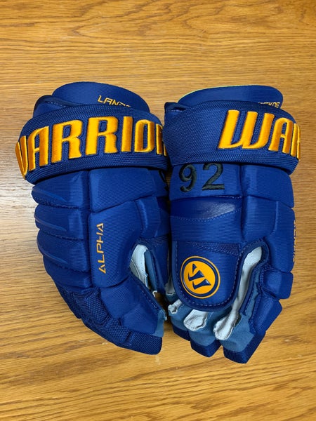 Warrior Alpha QX Pro Stock Hockey Gloves 14” Landeskog Team Sweden ...