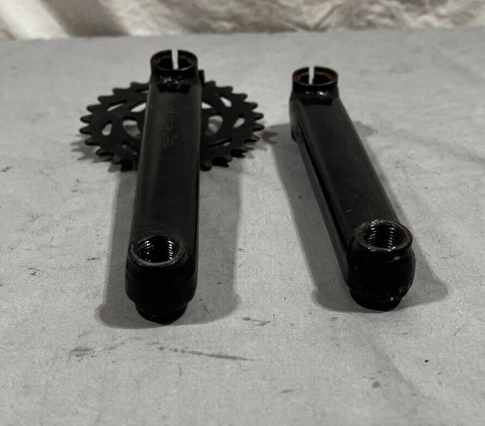 Haro Bikes SAMOX 175mm Black Steel 3-Piece BMX Crankset 25-Tooth ...