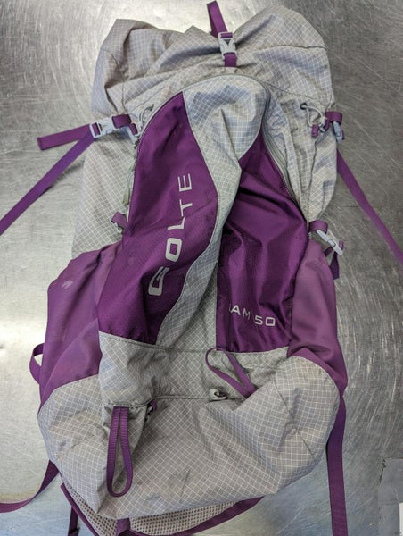Used Golite Jam 50 Pack Camping And Climbing Backpacks | SidelineSwap ...