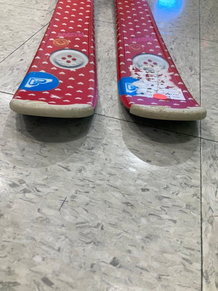 Used Kid's Roxy Sweetheart 120 cm Skis With Marker 7. Bindings ...