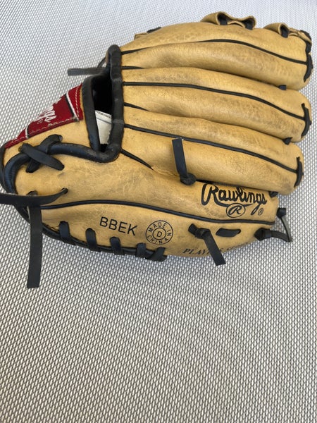 Kids Rawlings Baseball Glove Left 9 inch Mitt Leather PL158CNB ...