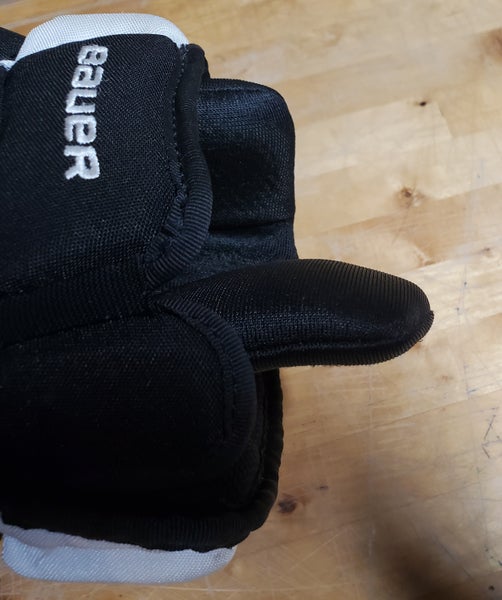 Bauer 4 Roll Pro Stock 13" Hockey Gloves Short Cuff Penguins ...