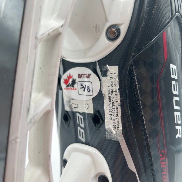 Bauer Supreme Mach - Used PWHL Pro Stock Skates - Jamie Lee Rattray ...