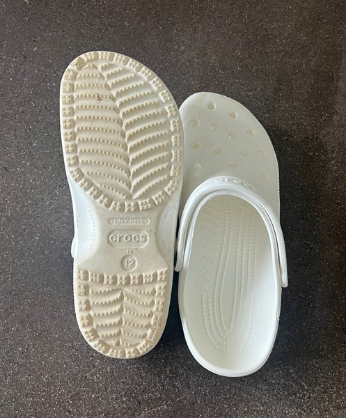 Used Once Men’s Size 12 White Crocs (Check Description) | SidelineSwap ...