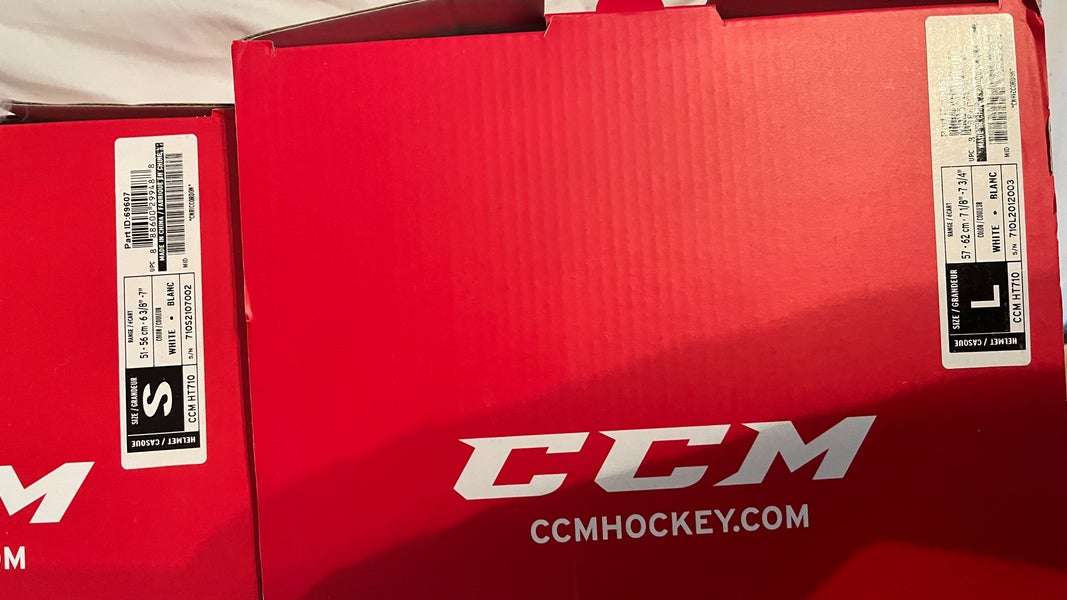 TWO New Large CCM Tacks 710 Helmet ( S and L) | SidelineSwap | Buy and ...