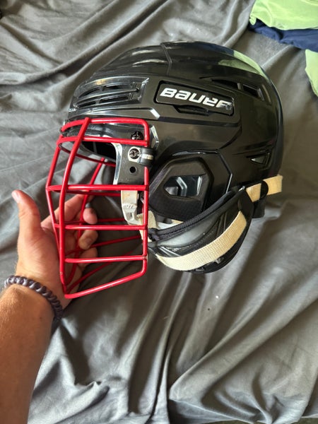 Used Gait Box Lacrosse Face Mask + Bauer Helmet | SidelineSwap | Buy ...