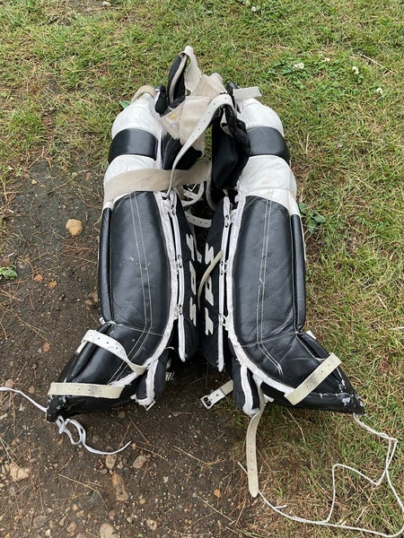 Vintage 33" TPS XHALE Ice Hockey Goalie Leg Pads | SidelineSwap | Buy ...