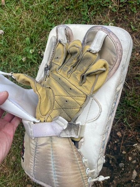 Vintage Custom Pro Stock Cooper Reactor 3/5 Ice Hockey Goalie Blocker ...