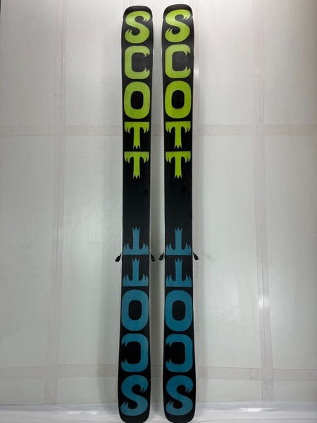 Scott Mega Dozer 185 cm USED-GOOD Powder Downhill Skis Mounted With ...