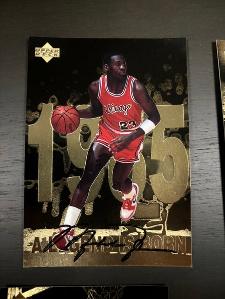 Michael Jordan Upper Deck Gold Refractor Card Complete Set 12 Card Set ...