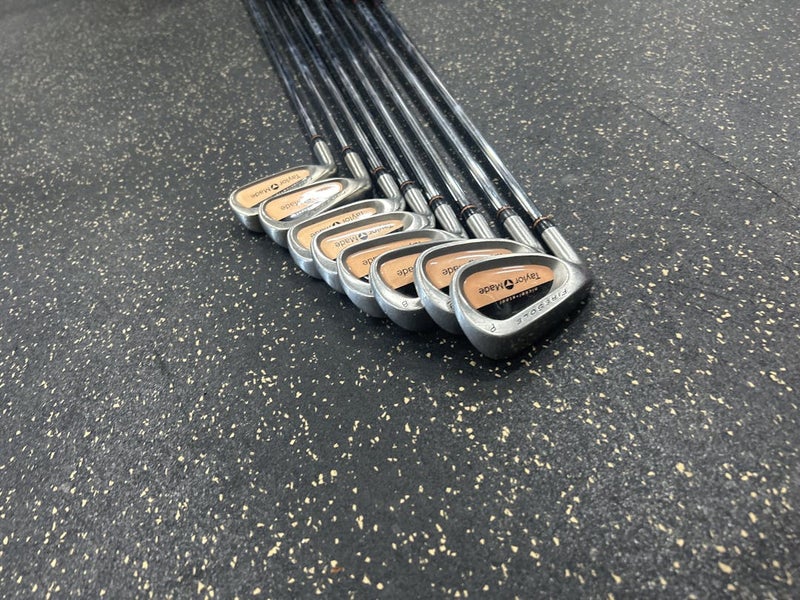 Used Taylormade Firesold Rifle 3i-pw Regular Flex Steel Shaft Iron Sets ...