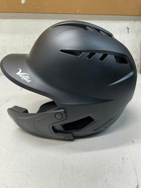 New Victus Nox Medium Black Baseball Helmet W Jaw Guard | SidelineSwap ...