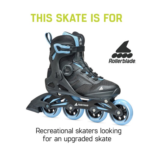 Rollerblade Women's Macroblade 84 Boa Adult Fitness/Performance Inline ...