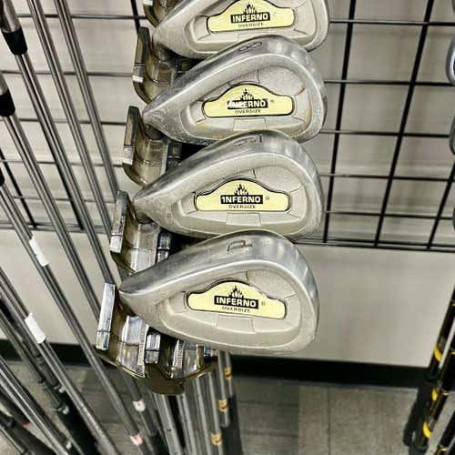 695MB Forged Men's Titleist LH 4-PW Stiff Steel Shaft 695 Iron Set ...