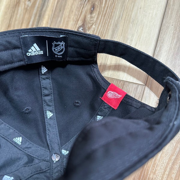 Adidas Detroit Red Wings “DET” City Abbreviation Adjustable Hat, Black ...