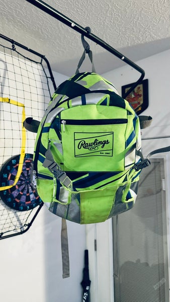 Green Used Small / Medium Rawlings Backpack | SidelineSwap | Buy and ...
