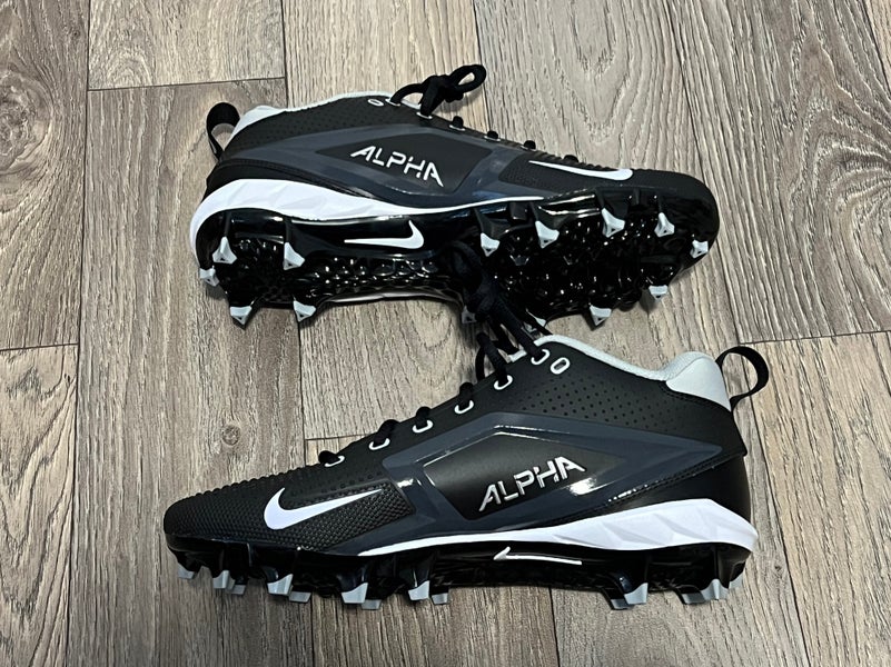Nike Alpha Menace 4 Varsity Black Football Cleats FN0027-001 2024 Size ...