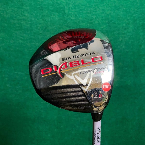 Callaway Big Bertha Diablo Draw 3D Fairway Wood Factory 60G Graphite ...