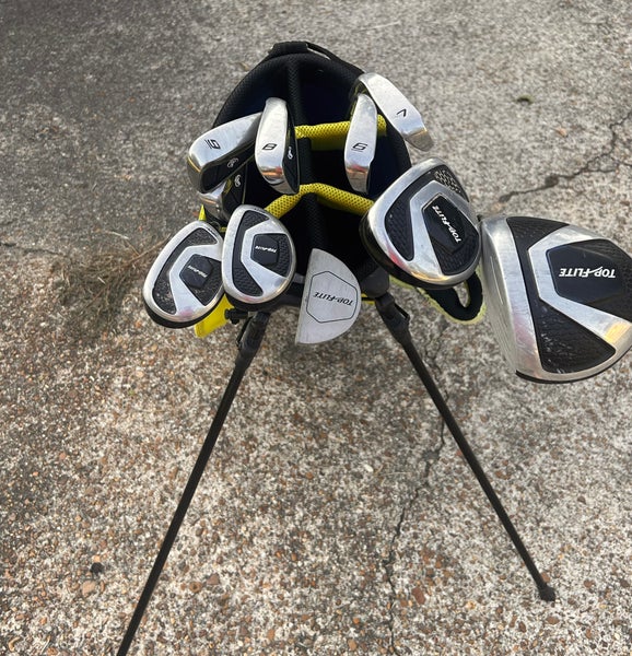 Top Flite Club Set Driver 3W 4H-5H 6-PW Putter Regular Steel Mens RH ...