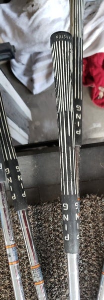 SET 5 PING ZING BLACK DOT GOLF IRONS 4 6 8 9 PW EXCELLENT ...