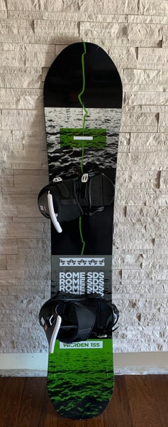 Rome SDS warden 155 board w/ Burton FS Bindings | SidelineSwap | Buy ...