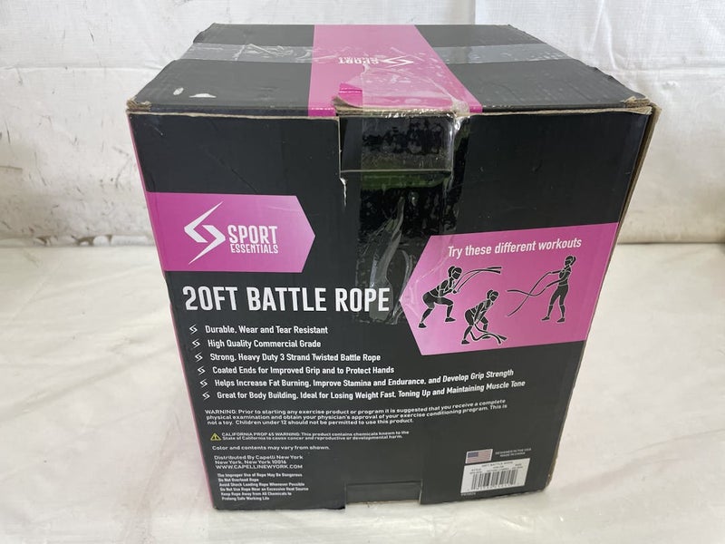 Used Sport Essetials 20ft Battle Rope - Like New Condition ...