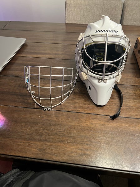 Warrior RF1 Pro Goalie Mask W/ Extra Cage (M/L) | SidelineSwap | Buy ...