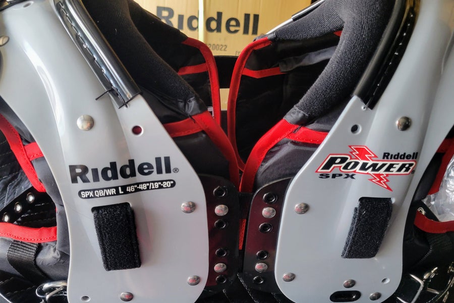 New Large Adult Riddell Power SPX Shoulder Pads RB/DB | SidelineSwap ...