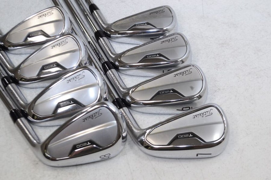 Titleist T200 2021 4-PW,48* Iron Set Right Regular Flex AMT Black Steel ...
