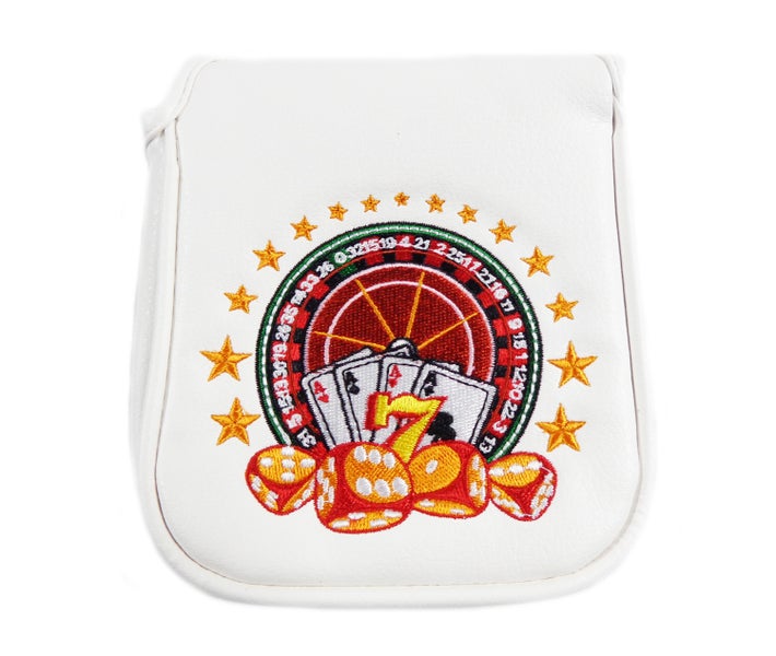 NEW Custom Roulette Dice Poker Leather Mallet Putter Headcover ...