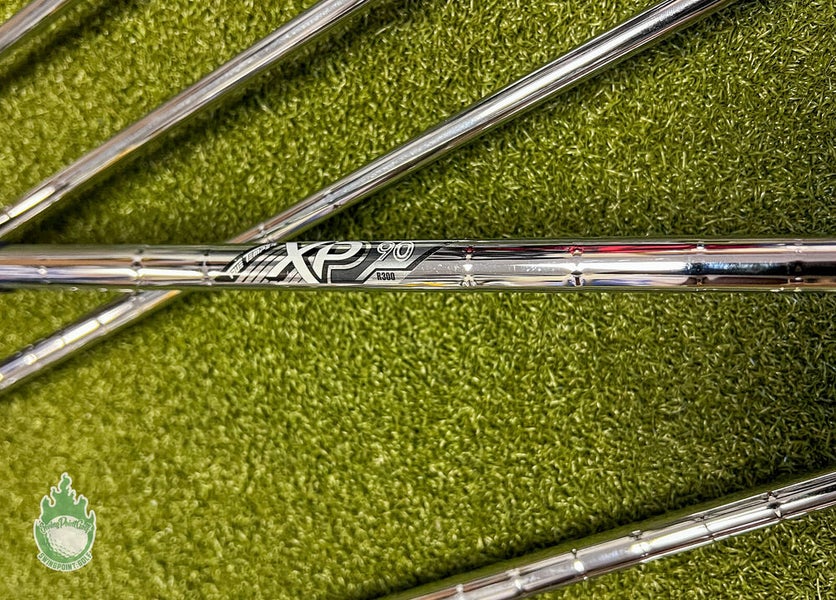 Used LH Cleveland Launcher XL Halo Irons 5-DW XP 90g Regular Steel Golf ...