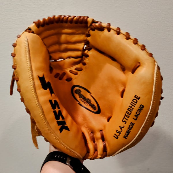 SSK SST-20 Super Soft Leather RHT Catcher's Mitt - Relaced and Game ...