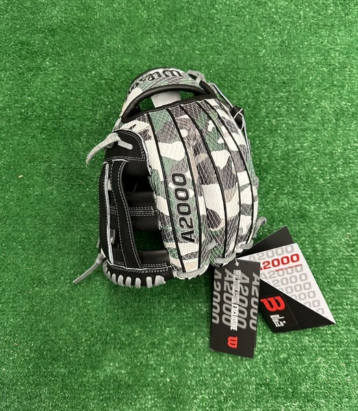 Wilson A2000 PP05 11.5" Custom Camo Texas Edition Infield Baseball ...